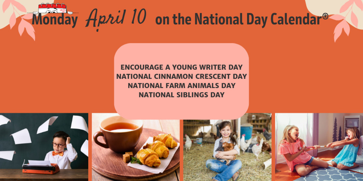 APRIL 10, 2023 | NATIONAL SIBLINGS DAY | NATIONAL FARM ANIMALS DAY ...