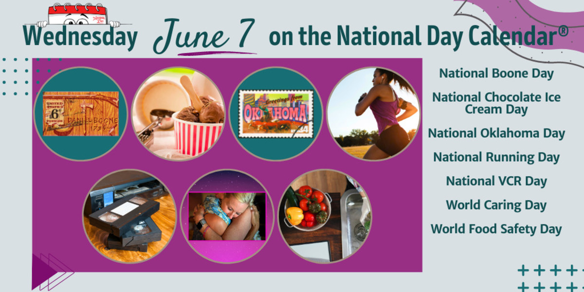 JUNE 7, 2023 | NATIONAL CHOCOLATE ICE CREAM DAY | WORLD CARING DAY ...