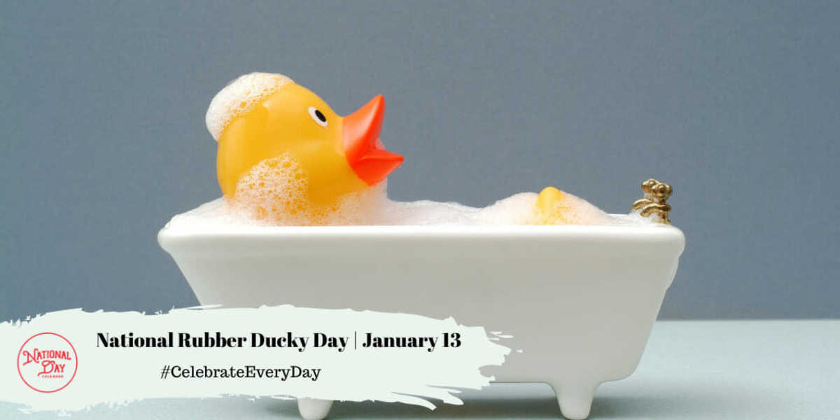 January 13, 2023 | NATIONAL RUBBER DUCKY DAY | NATIONAL BLAME SOMEONE ...