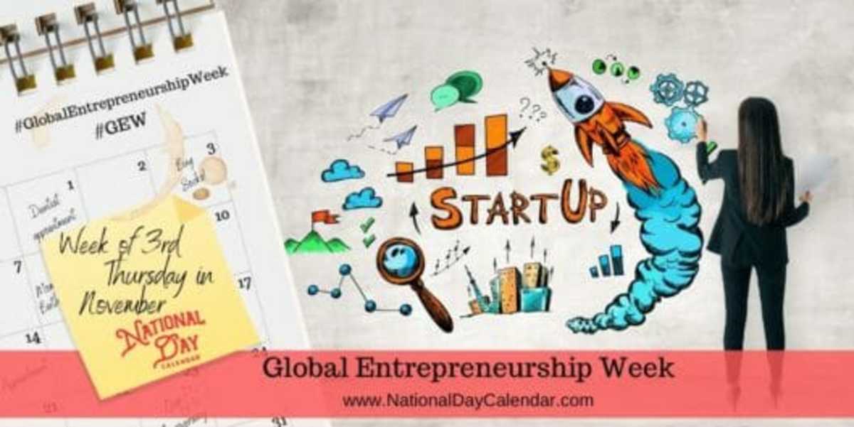 GLOBAL ENTREPRENEURSHIP WEEK - Week Before Thanksgiving - National Day ...