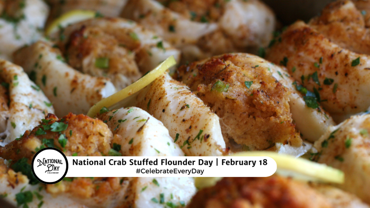 FEBRUARY 18, 2025 | NATIONAL DRINK WINE DAY | NATIONAL CRAB STUFFED ...