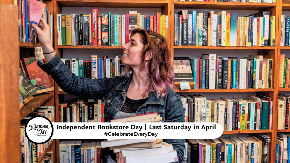 INDEPENDENT BOOKSTORE DAY | April 27, 2024 - National Day Calendar