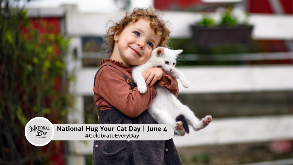 NATIONAL HUG YOUR CAT DAY | June 4 - National Day Calendar