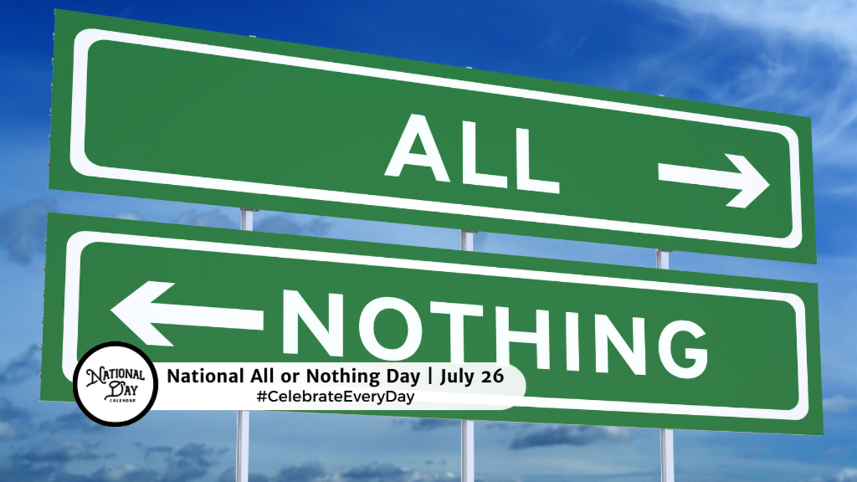 JULY 26, 2026 | NATIONAL AUNT AND UNCLE'S DAY | NATIONAL BAGELFEST DAY ...