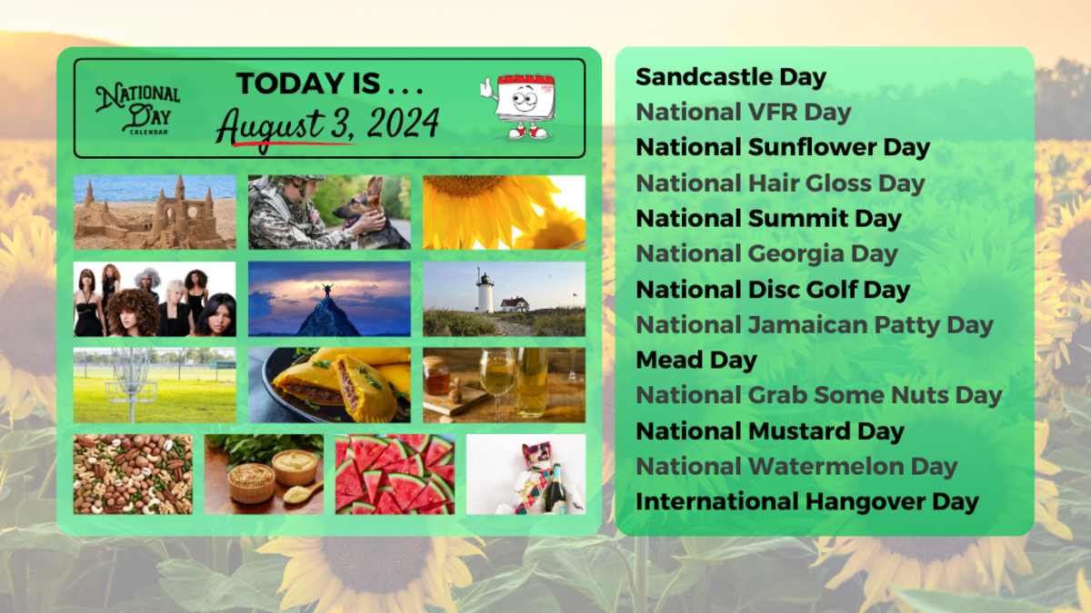 August 3, 2024, on the National Day Calendar® - National Day Calendar