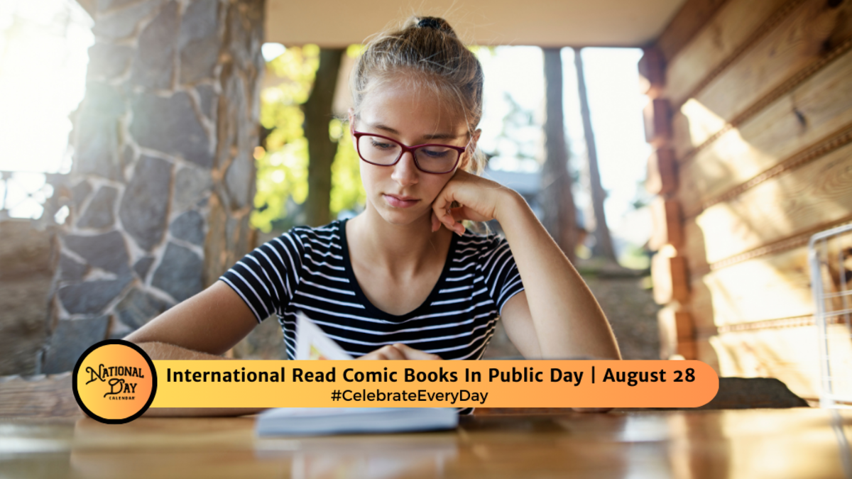 INTERNATIONAL READ COMICS IN PUBLIC DAY | August 28 - National Day Calendar