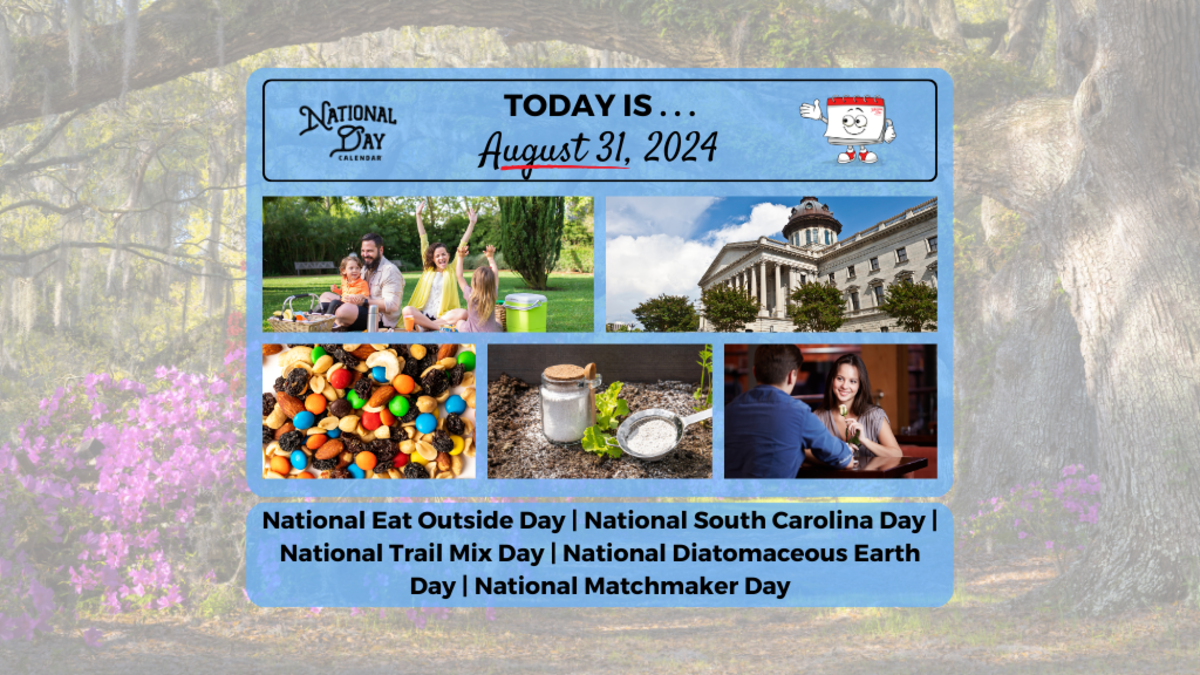 AUGUST 31, 2024 | NATIONAL EAT OUTSIDE DAY | NATIONAL MATCHMAKER DAY ...