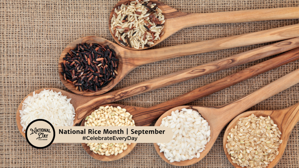 NATIONAL RICE MONTH | September - National Day Calendar