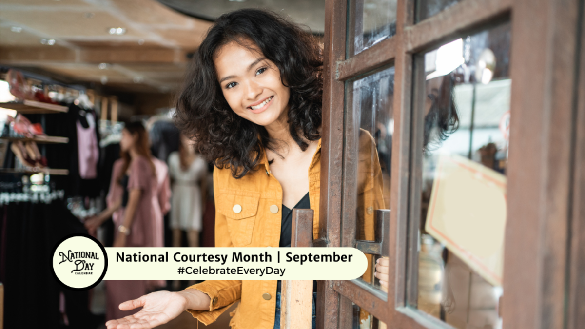 NATIONAL COURTESY MONTH | September - National Day Calendar