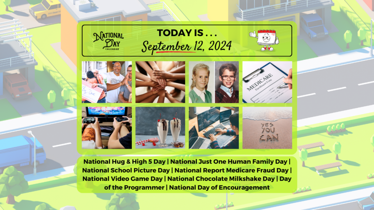 SEPTEMBER 12, 2024 | NATIONAL VIDEO GAMES DAY | NATIONAL HUG & HIGH 5 ...