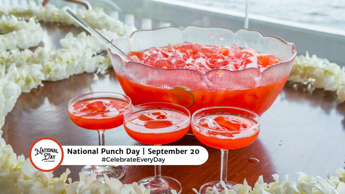 NATIONAL PUNCH DAY | September 20 - National Day Calendar