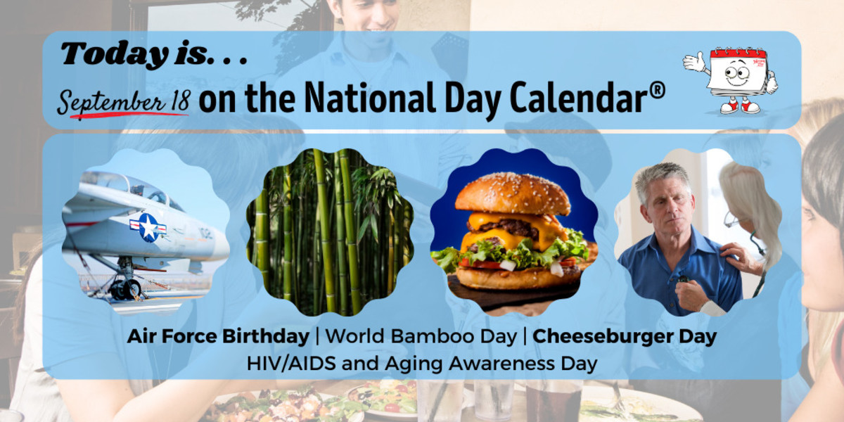 SEPTEMBER 18, 2023 | NATIONAL CHEESEBURGER DAY | AIR FORCE BIRTHDAY ...