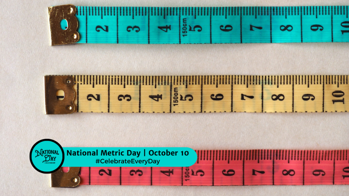 NATIONAL METRIC DAY | October 10 - National Day Calendar