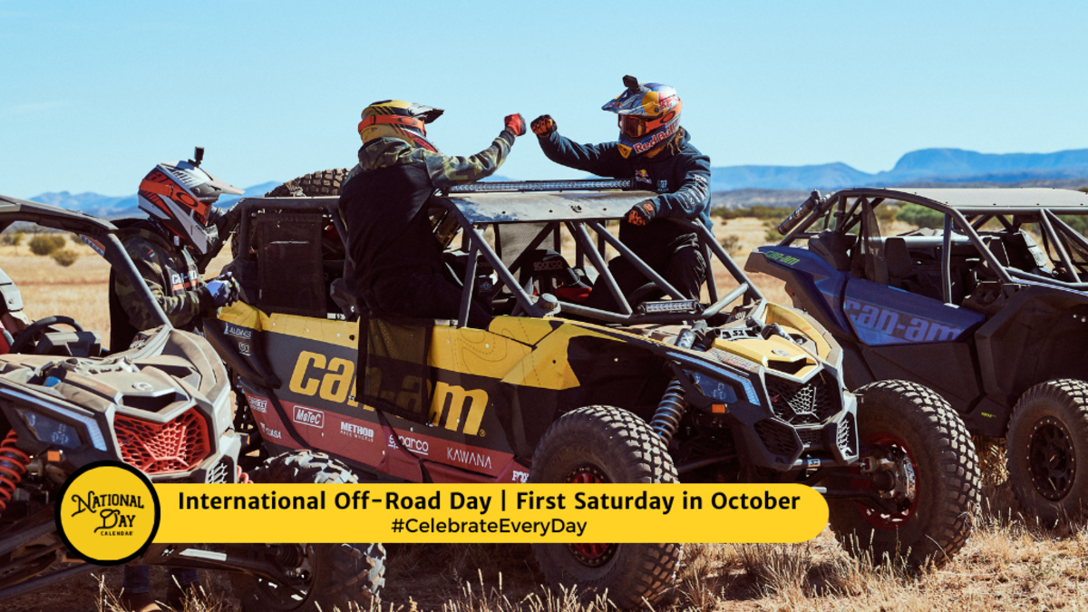 INTERNATIONAL OFF-ROAD DAY | October 8 - National Day Calendar