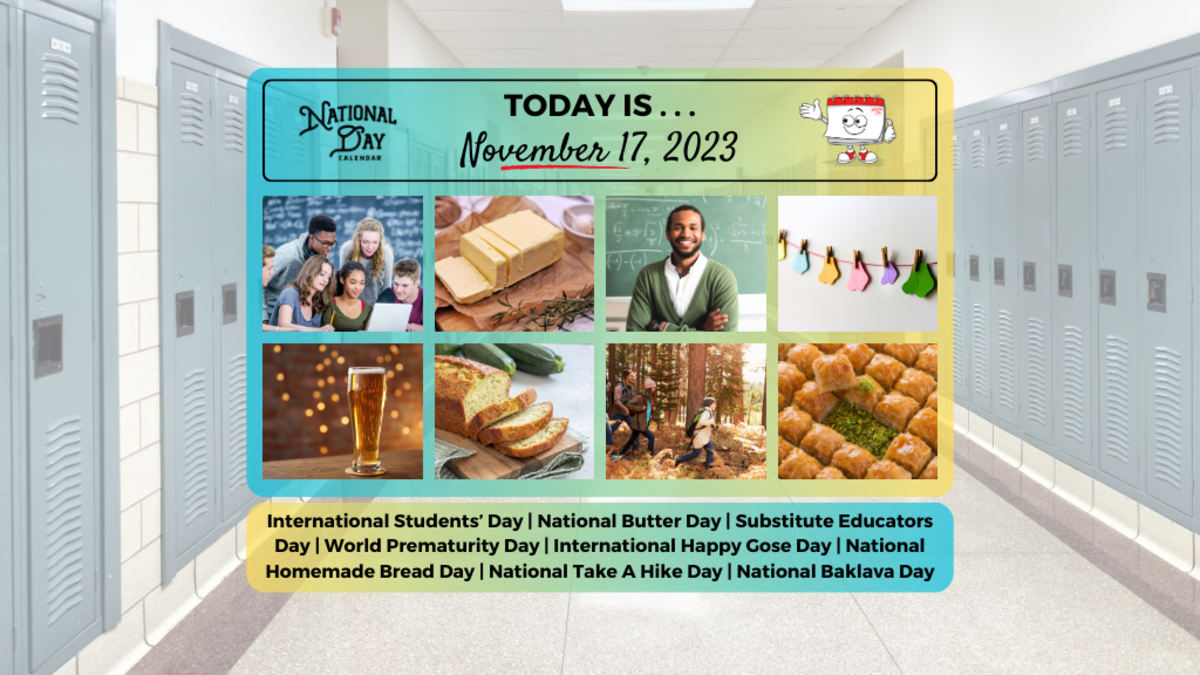 NOVEMBER 17, 2023 | NATIONAL BAKLAVA DAY | NATIONAL BUTTER DAY ...