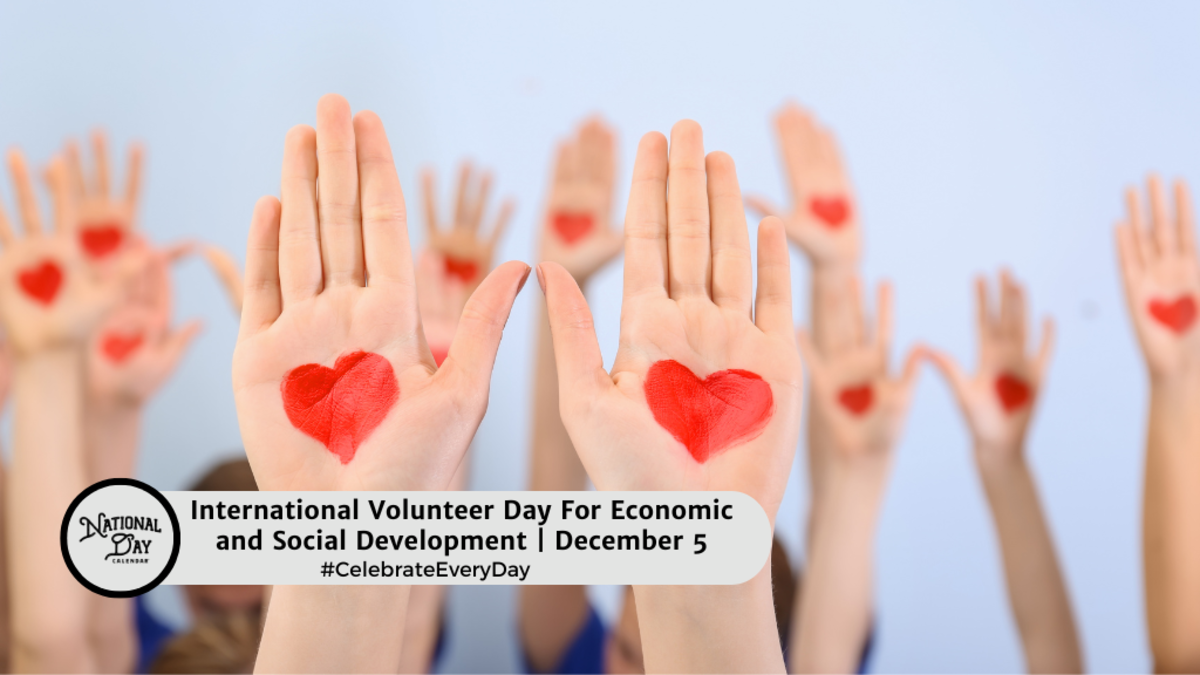 INTERNATIONAL VOLUNTEER DAY FOR ECONOMIC AND SOCIAL DEVELOPMENT ...