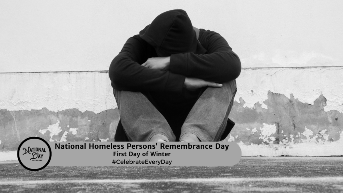 NATIONAL HOMELESS PERSONS' REMEMBRANCE DAY - First Day of Winter ...