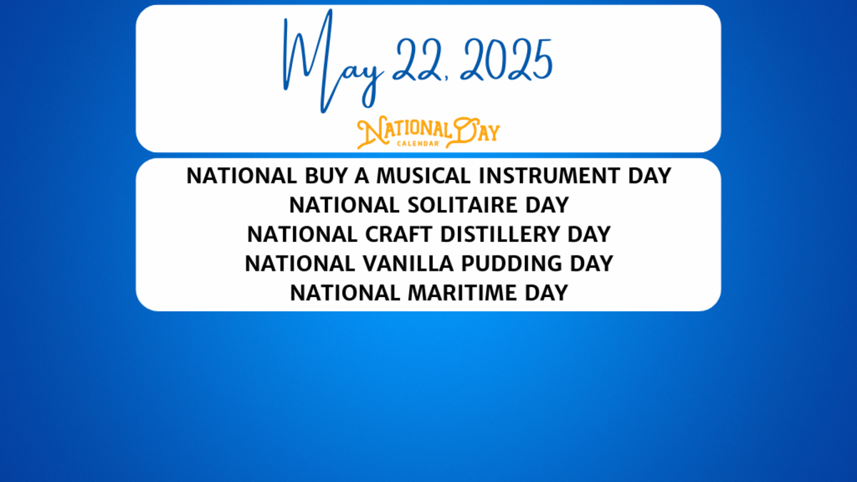 MAY 22, 2025 | NATIONAL BUY A MUSICAL INSTRUMENT DAY | NATIONAL ...