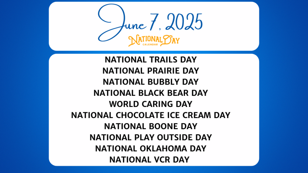 JUNE 7, 2025 | NATIONAL TRAILS DAY | NATIONAL PRAIRIE DAY | NATIONAL ...