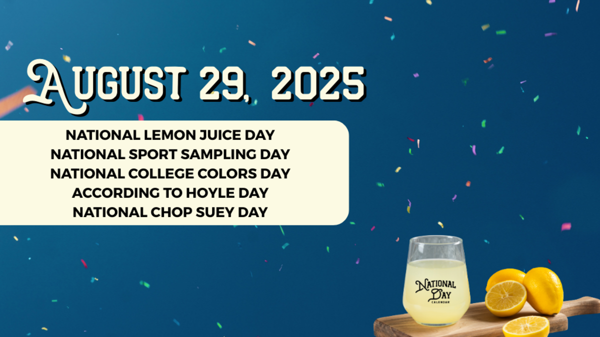 AUGUST 29, 2025 | NATIONAL LEMON JUICE DAY | NATIONAL SPORT SAMPLING ...