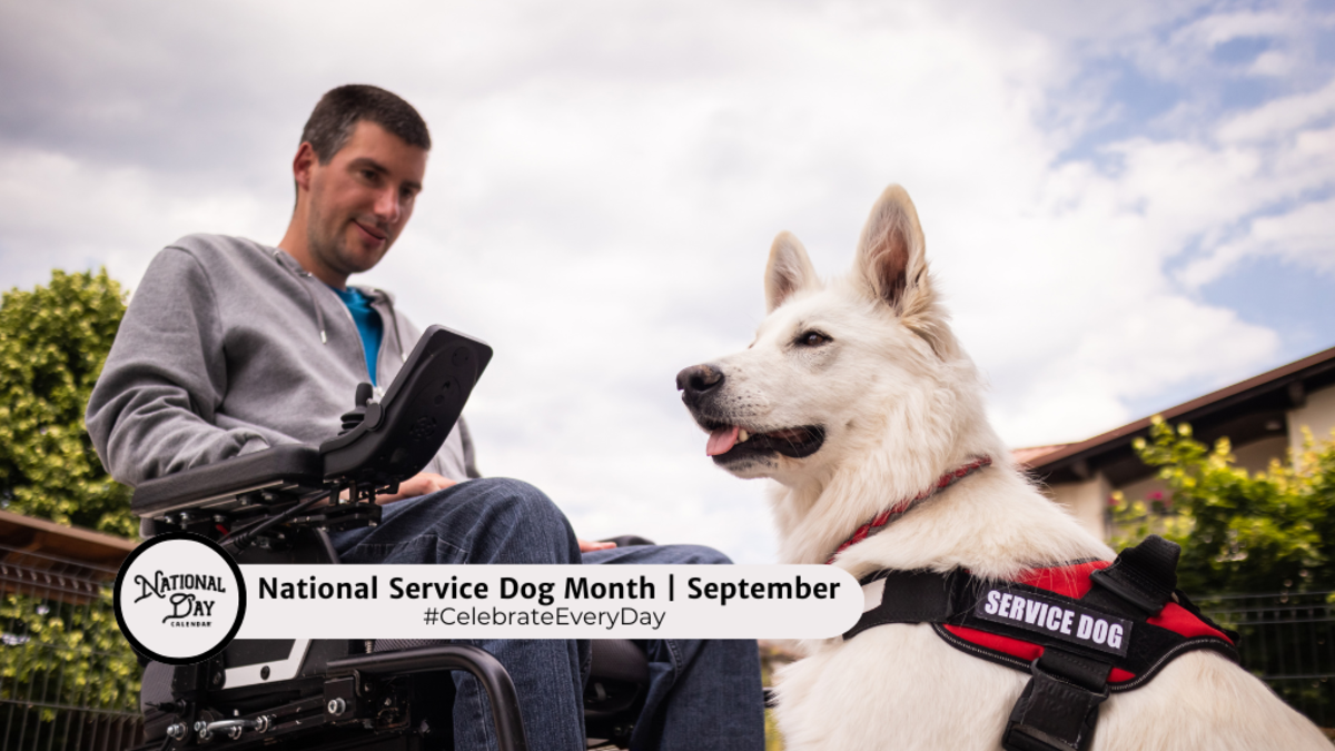 NATIONAL SERVICE DOG MONTH | September - National Day Calendar
