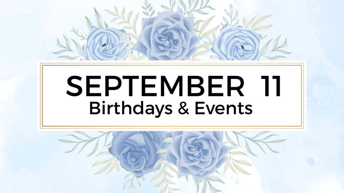 SEPTEMBER 11 | Birthdays and Events - National Day Calendar