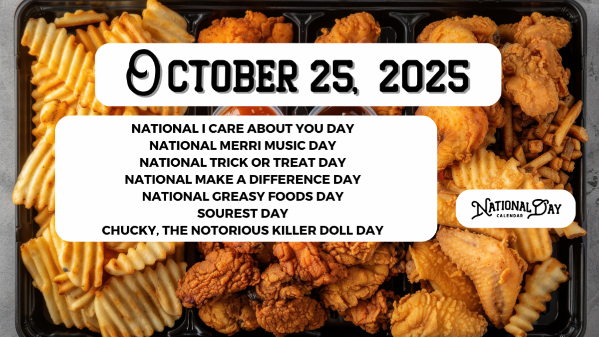 OCTOBER 25, 2025 | NATIONAL I CARE ABOUT YOU DAY | NATIONAL MERRI MUSIC ...
