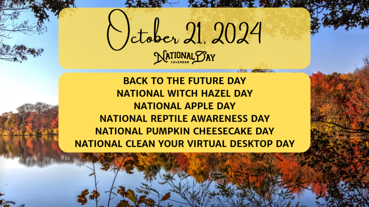 OCTOBER 21, 2024 | BACK TO THE FUTURE DAY | NATIONAL WITCH HAZEL DAY ...