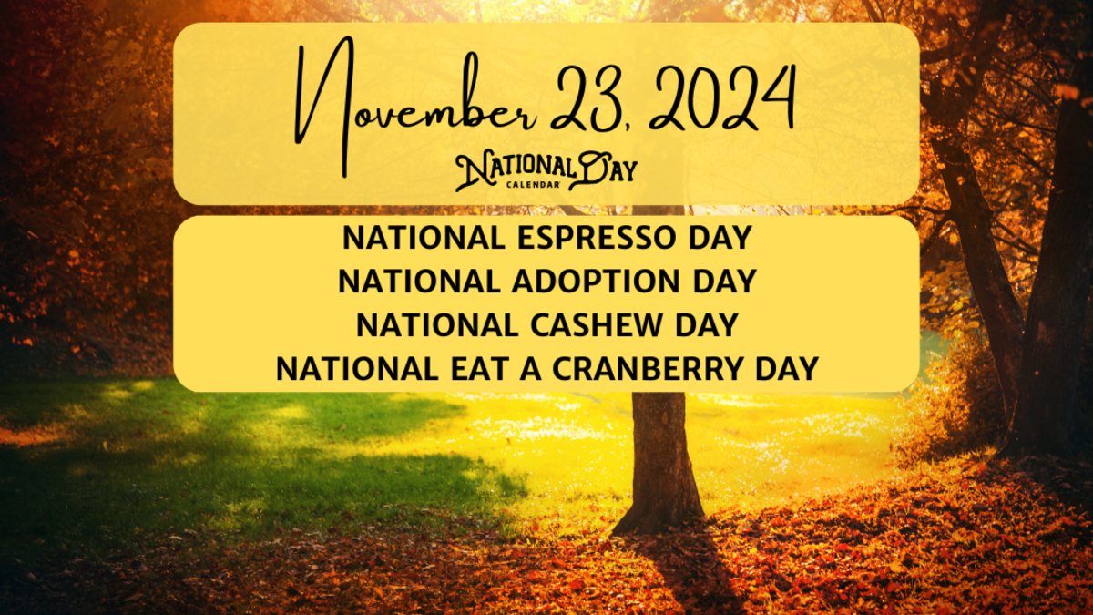 NOVEMBER 23, 2024 | NATIONAL ESPRESSO DAY | NATIONAL ADOPTION DAY ...