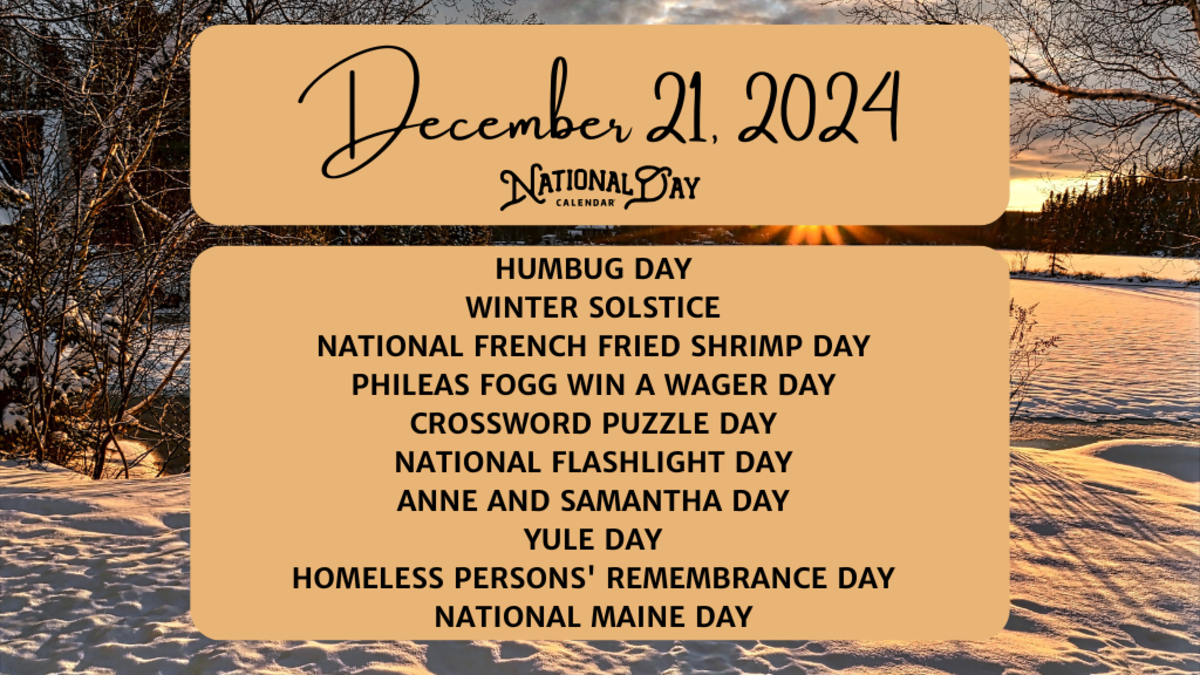 November 21, 2024, on the National Day Calendar® - National Day Calendar