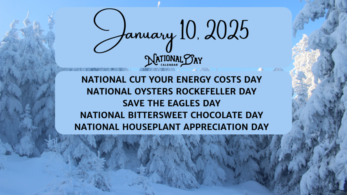 JANUARY 10, 2025 | NATIONAL CUT YOUR ENERGY COSTS DAY | NATIONAL ...