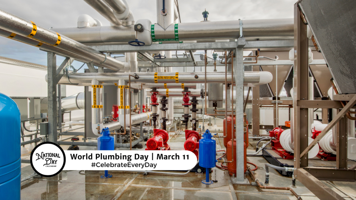 WORLD PLUMBING DAY | March 11 - National Day Calendar