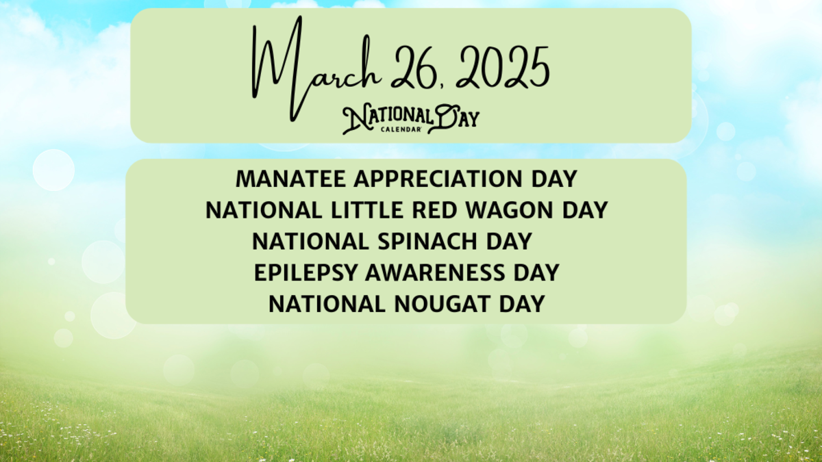 MARCH 26, 2025 | MANATEE APPRECIATION DAY | NATIONAL LITTLE RED WAGON ...