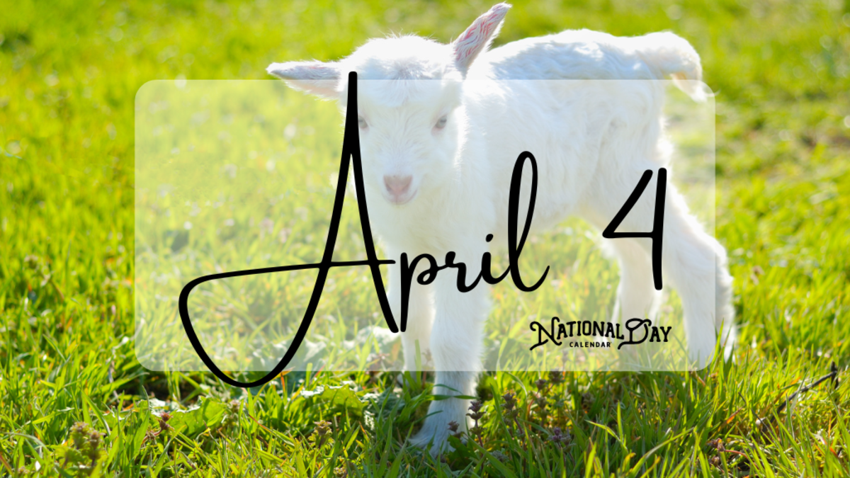 APRIL 4 | Birthdays and Events - National Day Calendar
