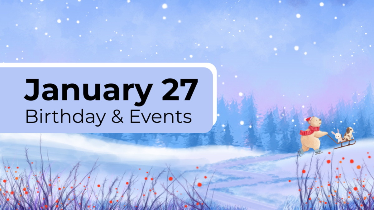 JANUARY 27 | Birthdays and Events - National Day Calendar